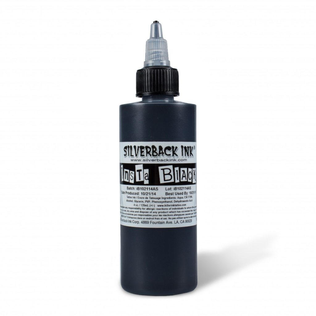 Silverback Ink InstaBlack 4oz