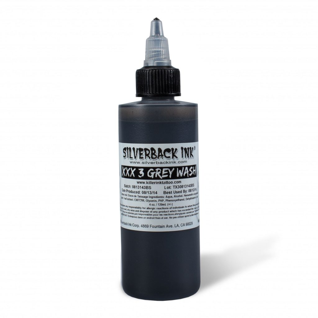 Silverback Ink Grey Wash XXX3 4oz